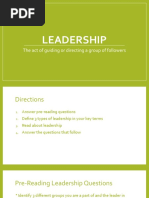 Leadership Style Questionnaire | PDF