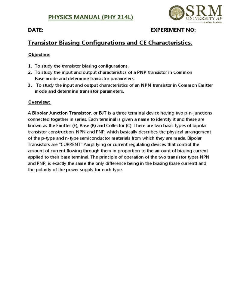 Transistor Manual | Download Free PDF | Bipolar Junction Transistor | P ...