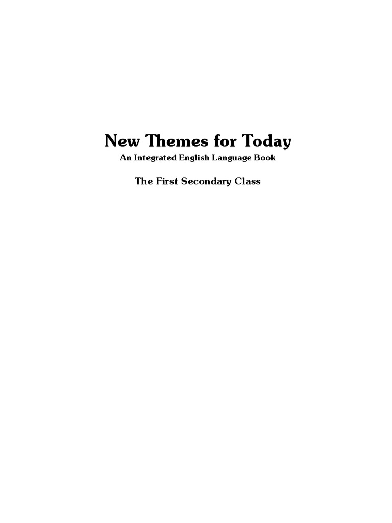 New Themes for Today: Grade 10 English | PDF | Climate Change ...