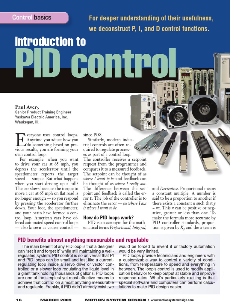 Understanding PID Control Loops | PDF | Control Theory | Cybernetics