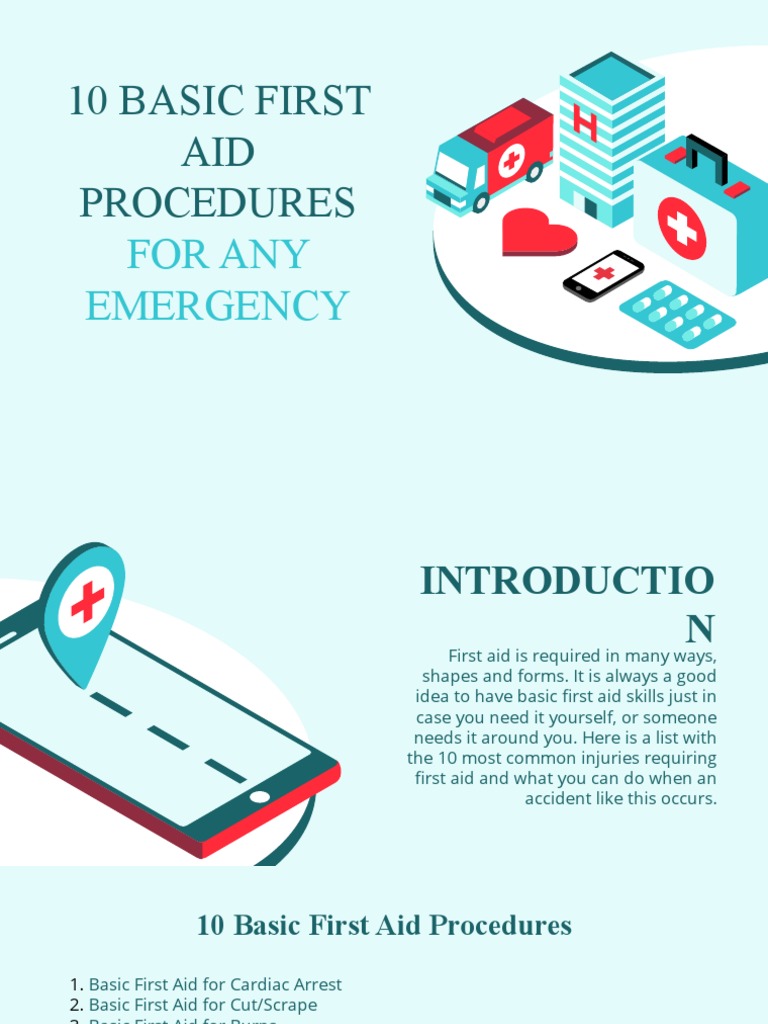 Basic First Aid Procedures | PDF | First Aid | Cardiopulmonary Resuscitation