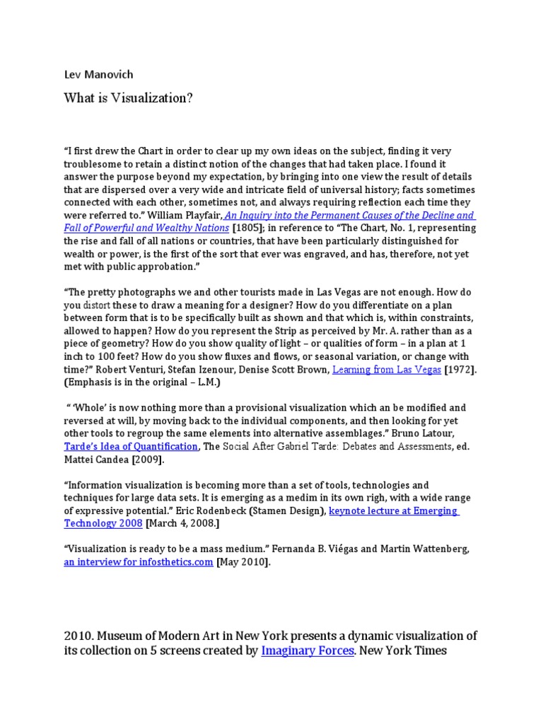 What Is Visualization? | PDF | Visualization (Graphics) | Computer Graphics