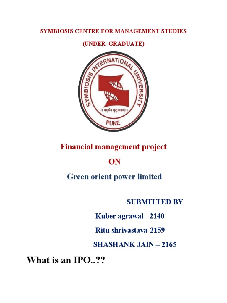 An Analysis of Orient Green Power Limited's Initial Public Offering ...