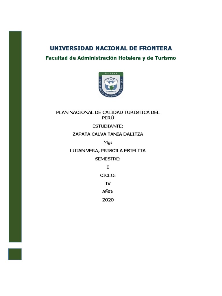 CALTUR | PDF | Calidad (comercial) | Turismo