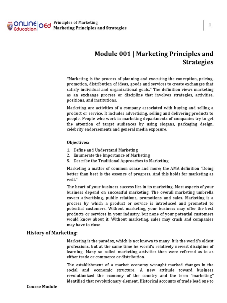 Week001-Module Prim | PDF | Direct Marketing | Value (Economics)