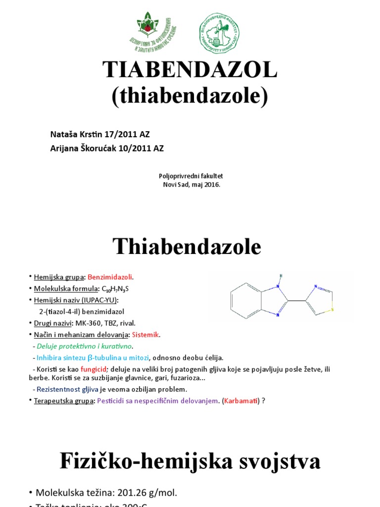 TIABENDAZOL | PDF