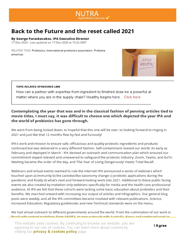 Back To The Future and The Reset Called 2021 | PDF | Http Cookie ...