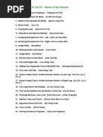 8 Form Tai Chi Sequence Guide | PDF