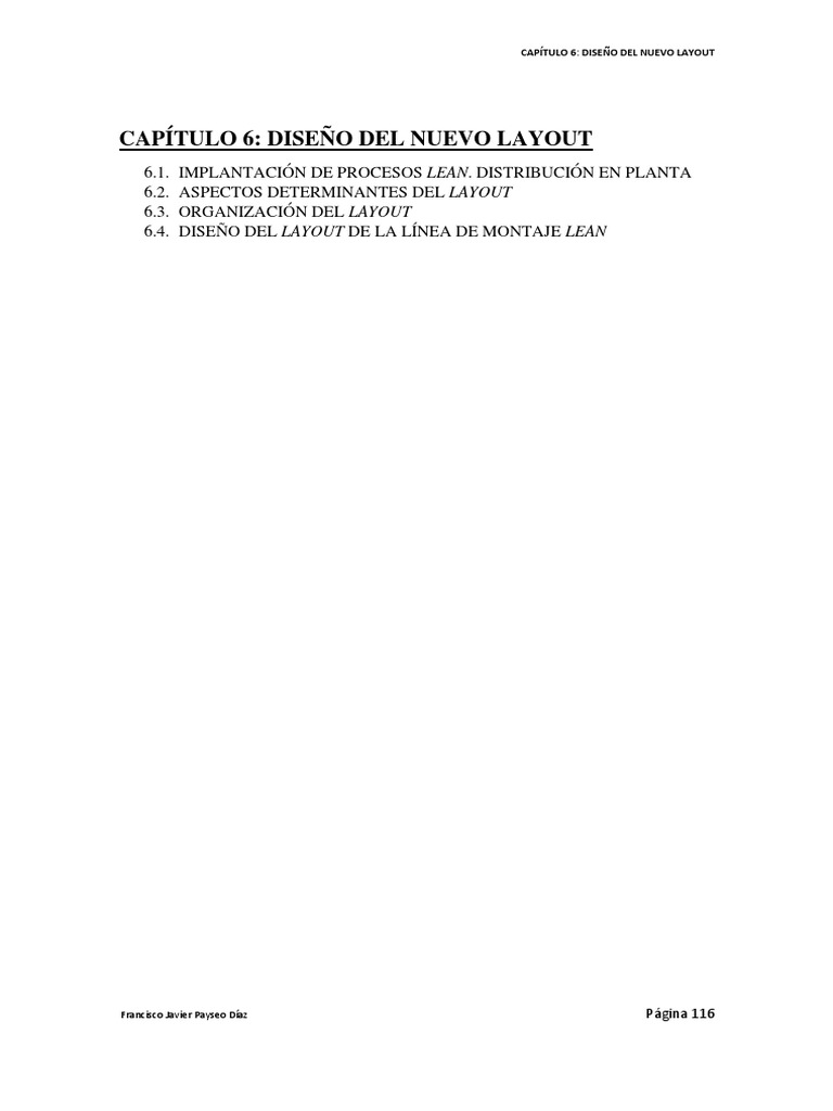 Diseño Layout | PDF | Lean Manufacturing | Diseño