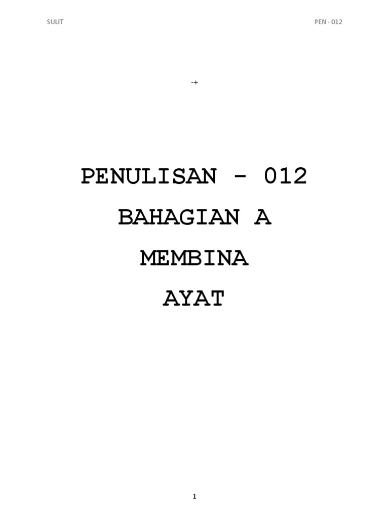 Modul Penulisan PDF | PDF