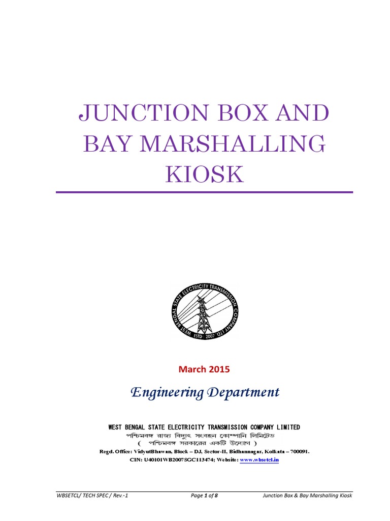Junction Box & Bay Marshalling Box PDF | PDF