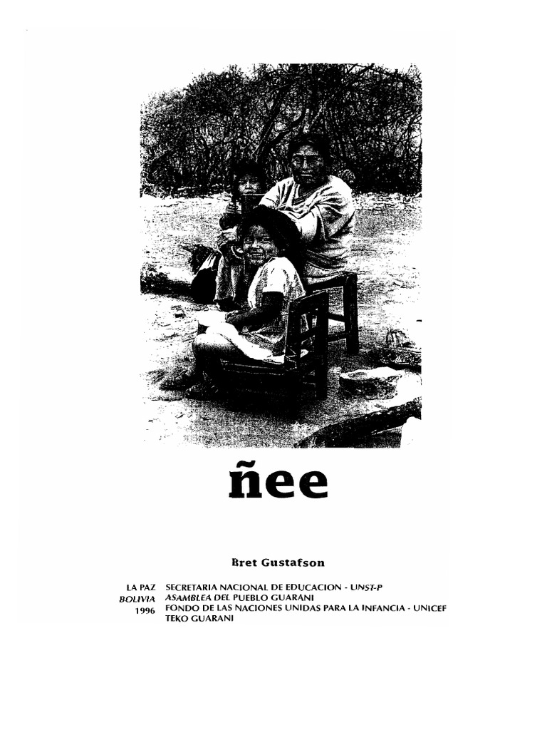 Gustafson Bret 1995 Gramática Del Guaraní Boliviano PDF | PDF
