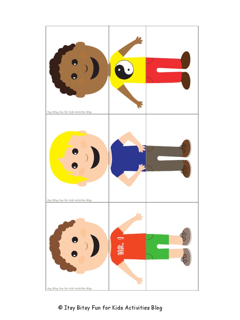 Printable Mix and Match Puzzles PDF | PDF