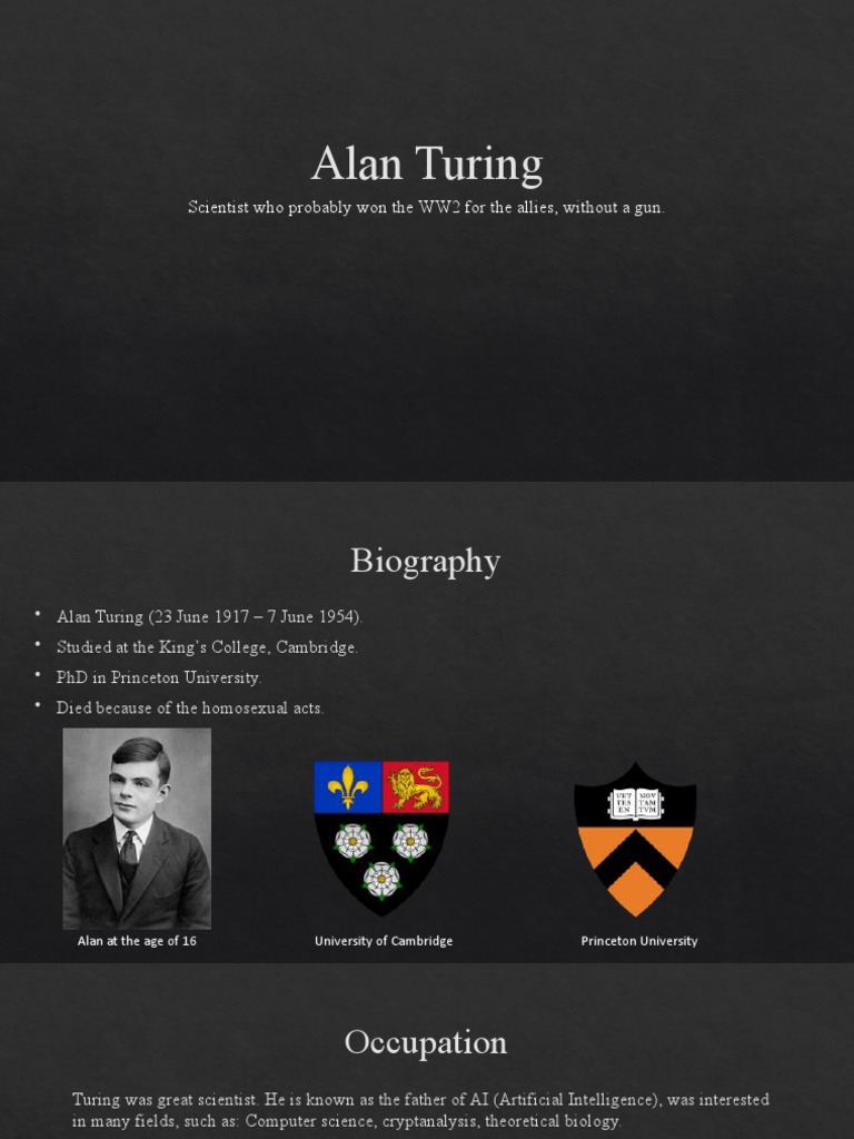 Alan Turing - 16.12.20 | PDF | History