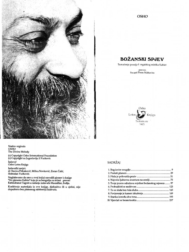 Osho Bozanski Spev PDF | PDF