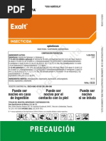 Ficha Técnica Spintor 12SC | PDF | Agua | Plaga (organismo)