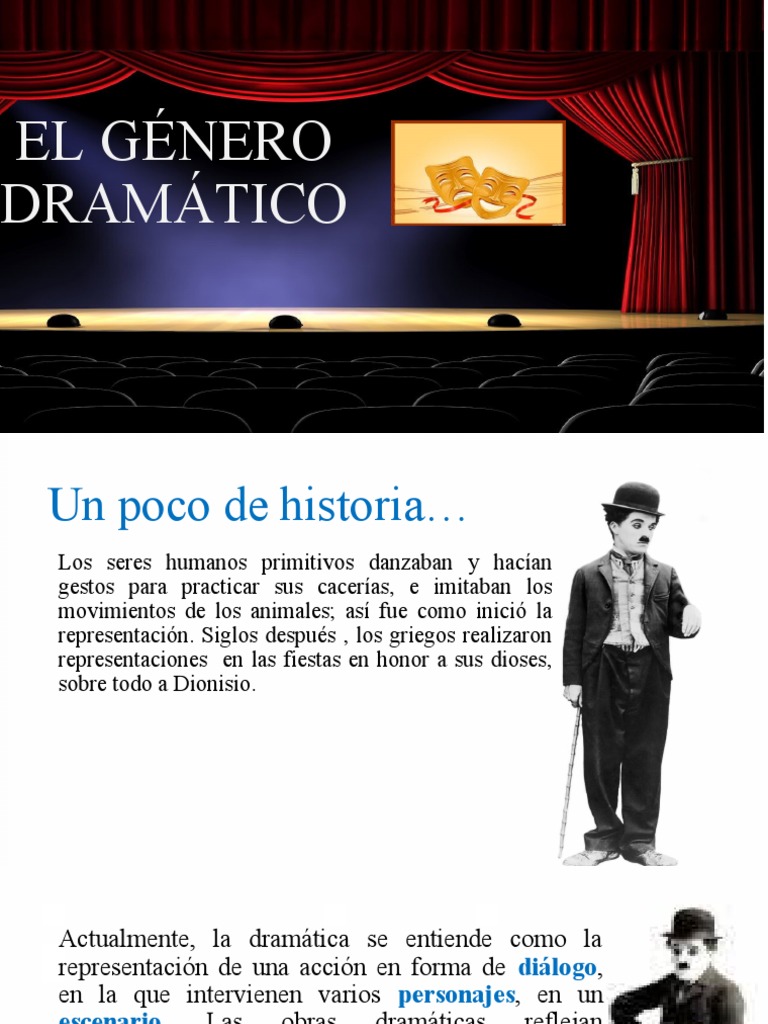 El Género Dramático 3º | PDF | Comedia | Tragedia