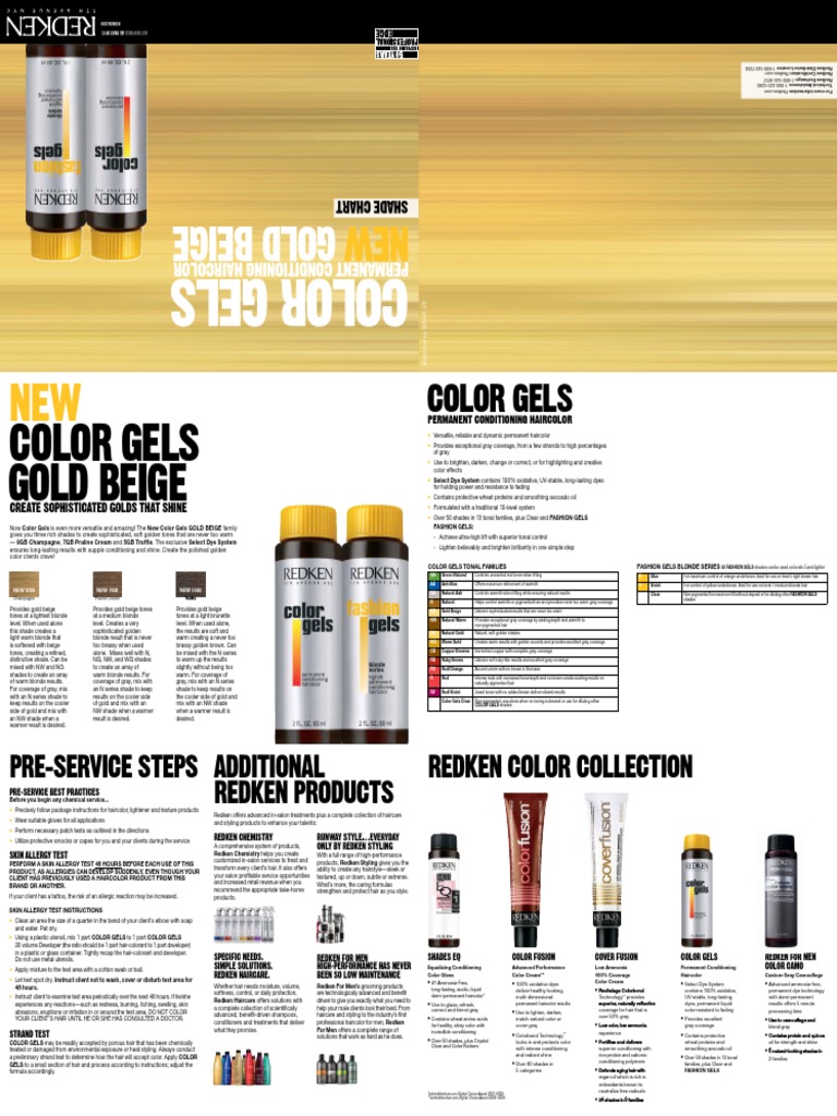 Redken Color Chart 03 | PDF | Hair Care | Brown