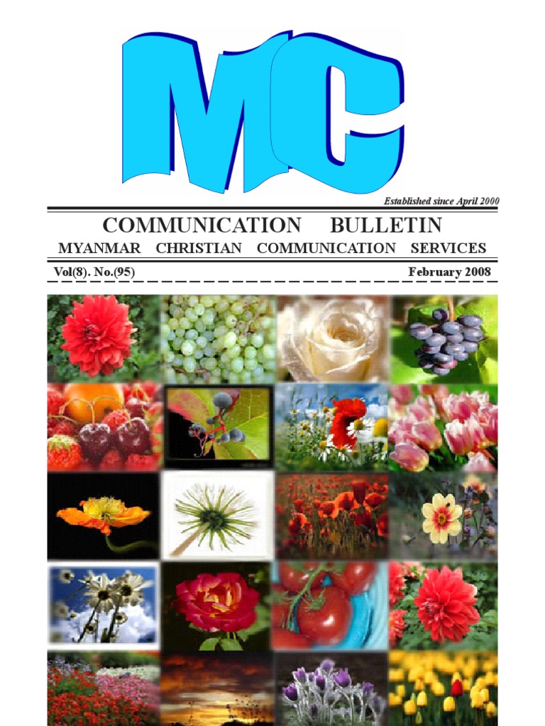 Myanmar Christian Communication Bulletin | PDF