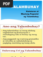 TALAMBUHAY | PDF