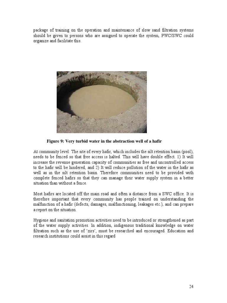 Training for Hafir Water Management | PDF | Drinking Water | Magnesium