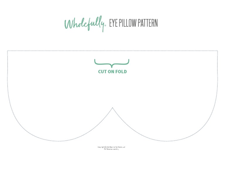 Eye Pillow Pattern | PDF