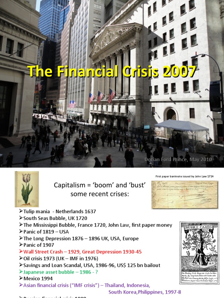 Financial Crisis 2008 | PDF | Subprime Mortgage Crisis | Derivative ...