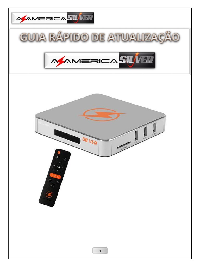 Guia Rápido de Atualização Do Az-America SILVER IPTV v1 | PDF | Janela ...