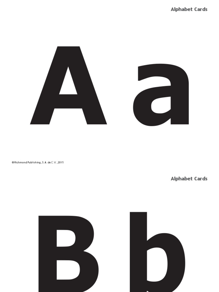 Alphabet Cards | PDF