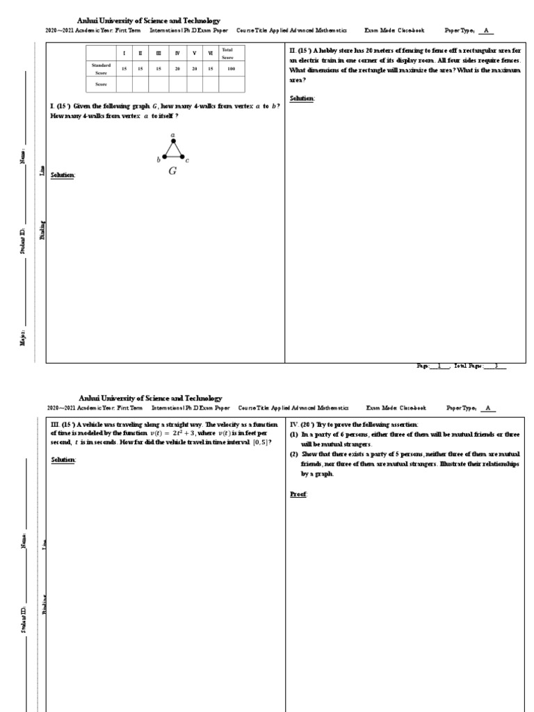 Applied Mathematics A PDF | PDF | Mathematical Relations | Graph Theory