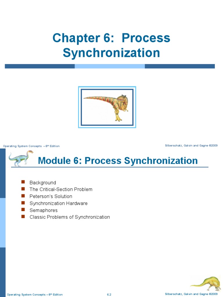 Chap 5 Process Synchronization | PDF | Synchronization | Information Technology Management