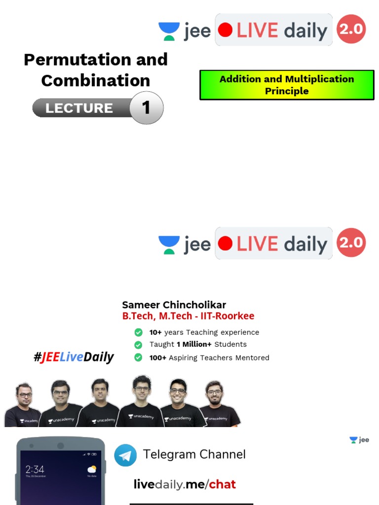 Permutations and Combinations: Understanding the Addition and ...