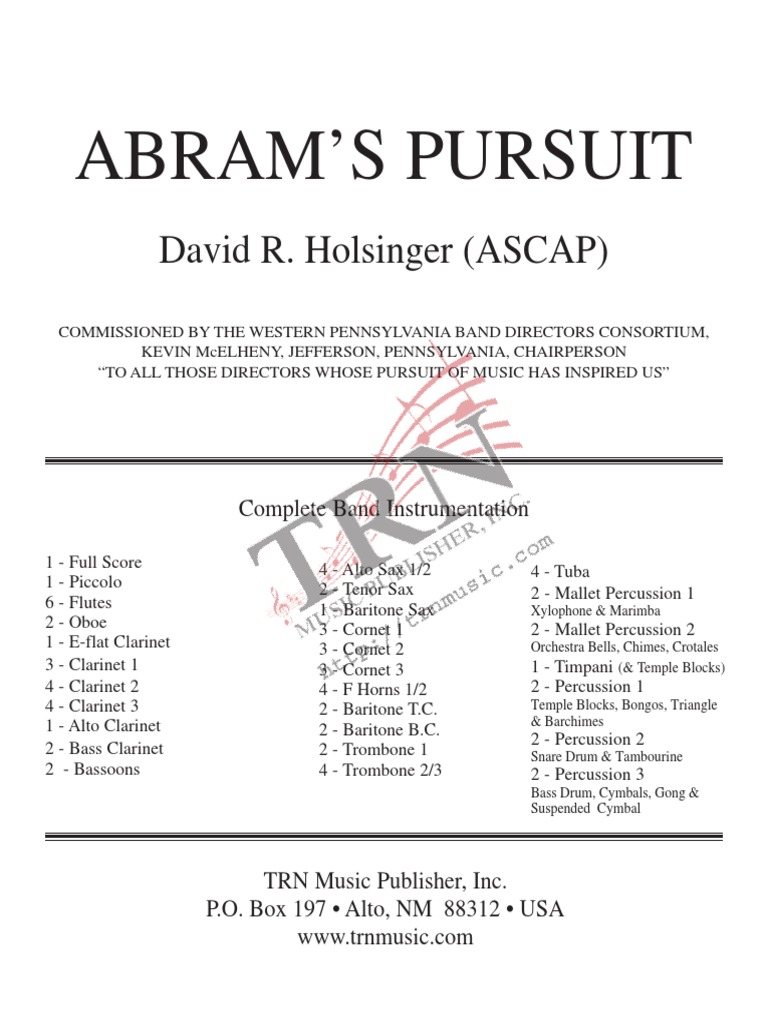 Abrams Pursuit PDF | PDF