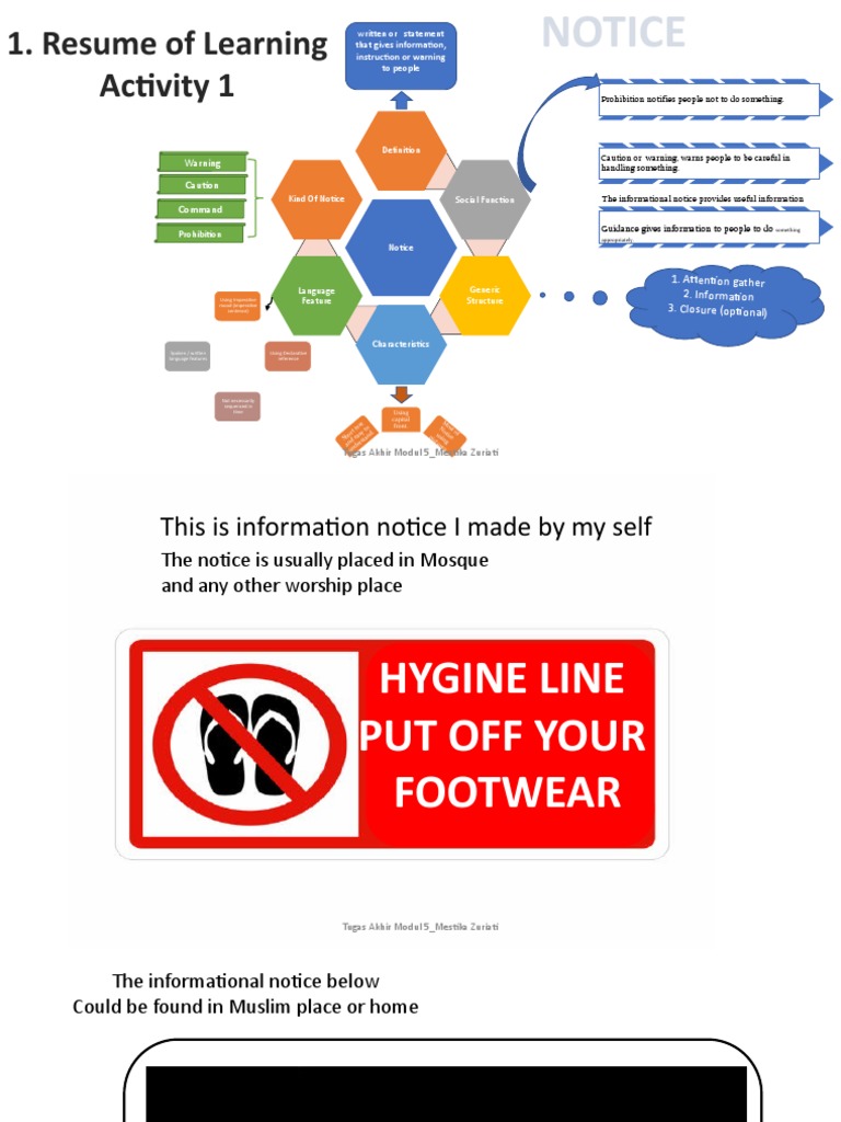 Informational Notices and Posters: Functions, Characteristics and ...