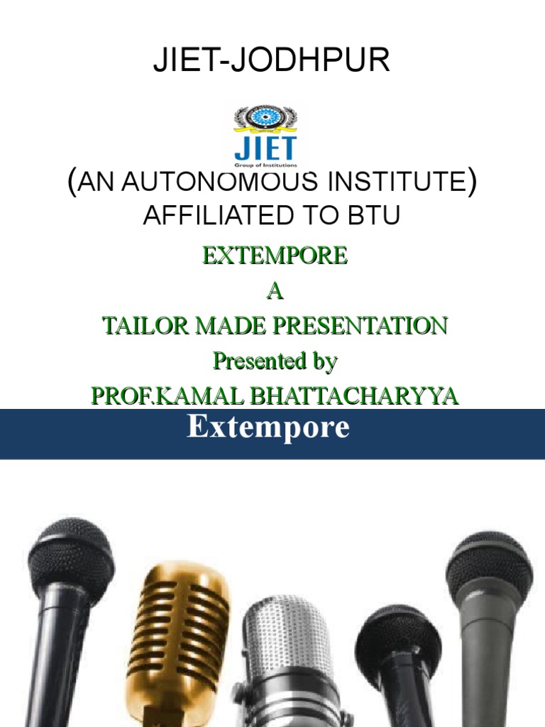 JIET-JODHPUR Extempore Tips | PDF | Cognitive Science | Linguistics