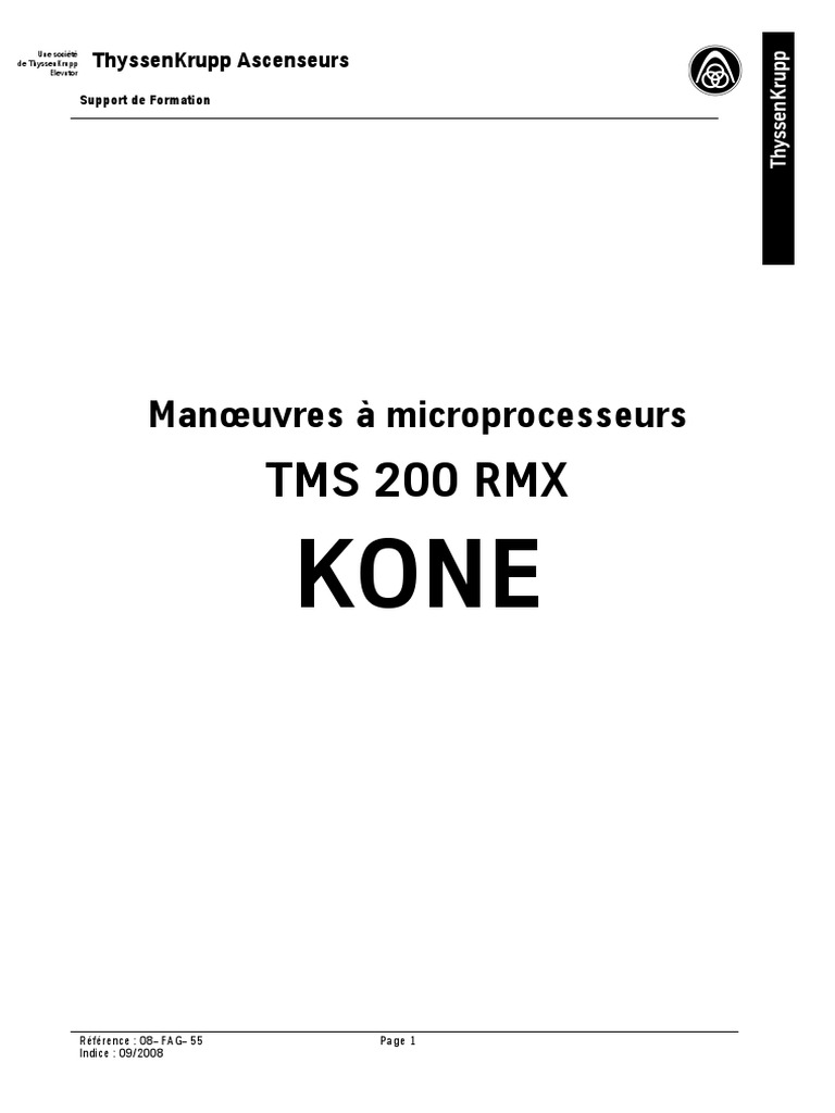 kONE TMS 200RMX Modif 1108 | PDF | Hors-piste | Véhicules terrestres
