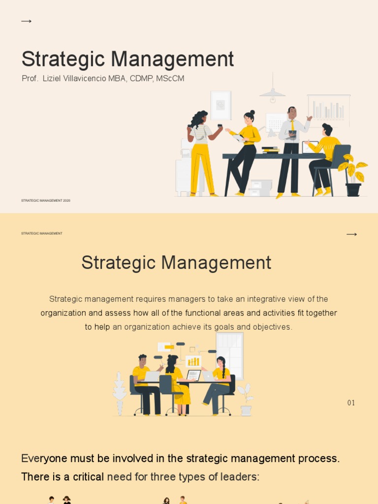 Strategic Management W3 and 4 | PDF | Strategic Management | Swot Analysis