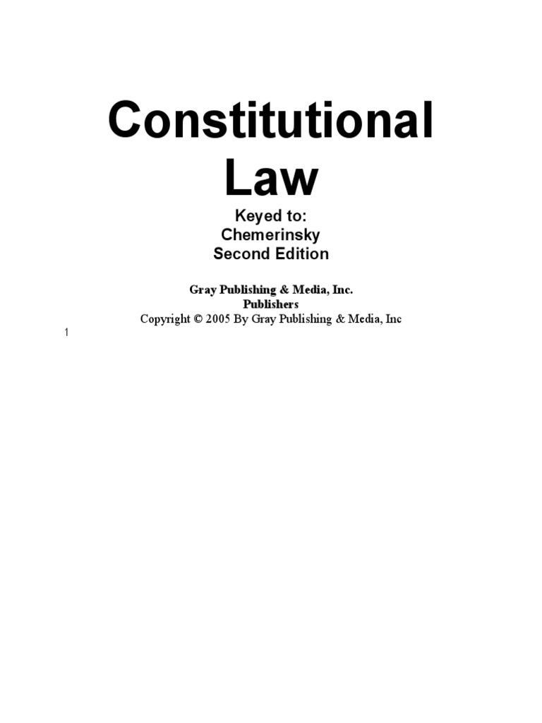 Constitutional Law - Case Briefs | PDF | Second Amendment To The United ...