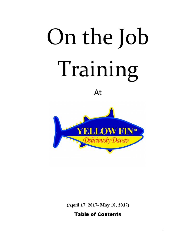 Cover Page OJT | PDF | Motivation | Motivational