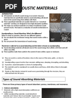 Types of Acoustic Materials | PDF | Building Materials | Classical ...