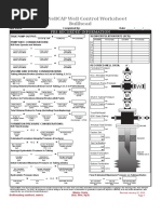 Kill Sheet Calculation Steps, Formulas & Calculators - Drilling Manual | PDF | Pressure ...