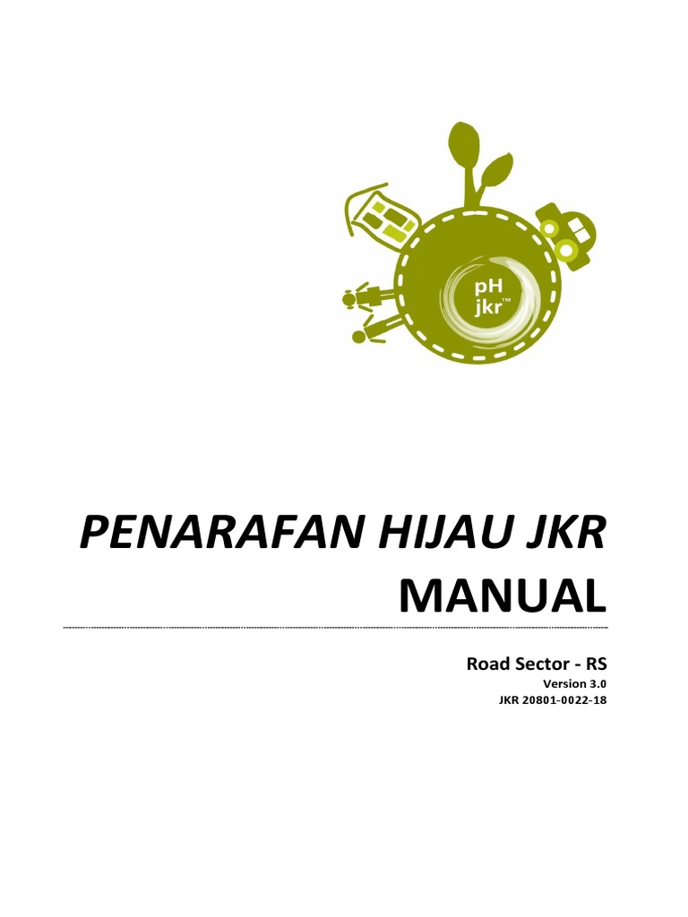 Manual PH JKR Road Sector - Version 3.0 PDF | PDF | Road | Road Surface