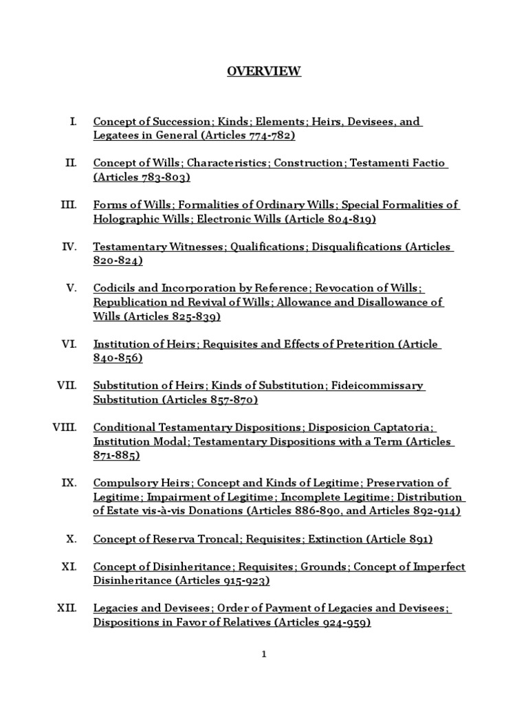 Comprehensive Guide to Succession Law | PDF | Business | Social Science