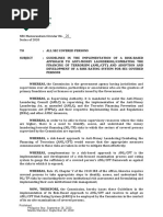 Amlc Approves 2018 Implementing Rules and Regulations of The Amla | PDF ...