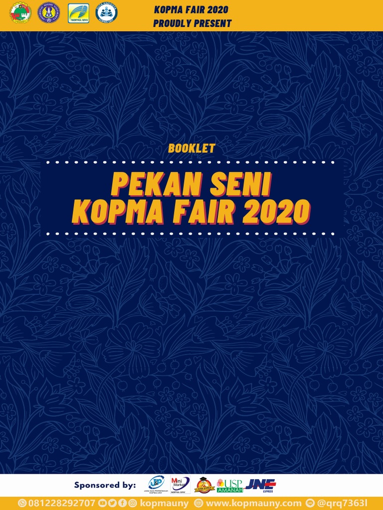 Booklet Lomba Pekan Seni Kopma Fair 2020 | PDF