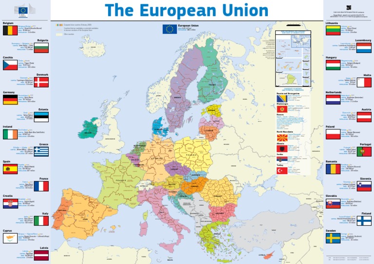 European Union Map | PDF | Canary Islands | European Integration