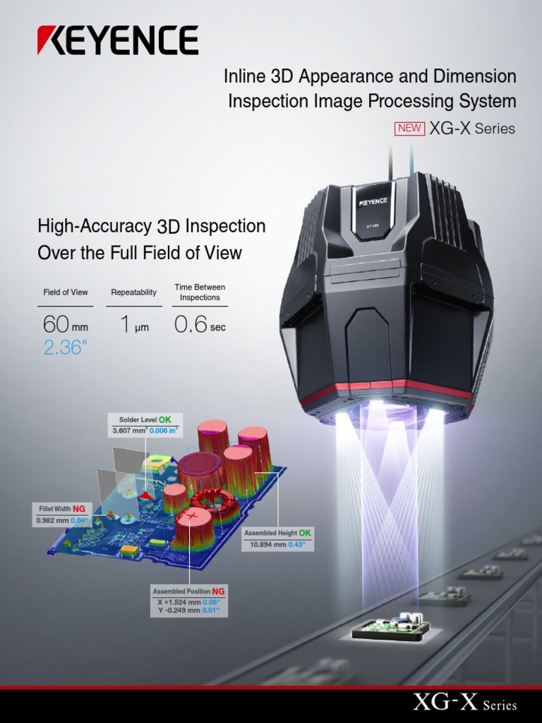 Inline 3D Appearance and Dimension Inspection Image Processing System ...