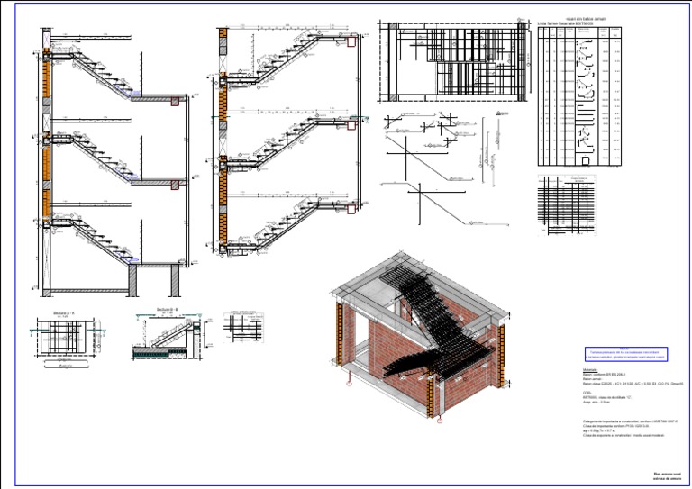R10 Plan Armare Scari Extrase - 10 | PDF