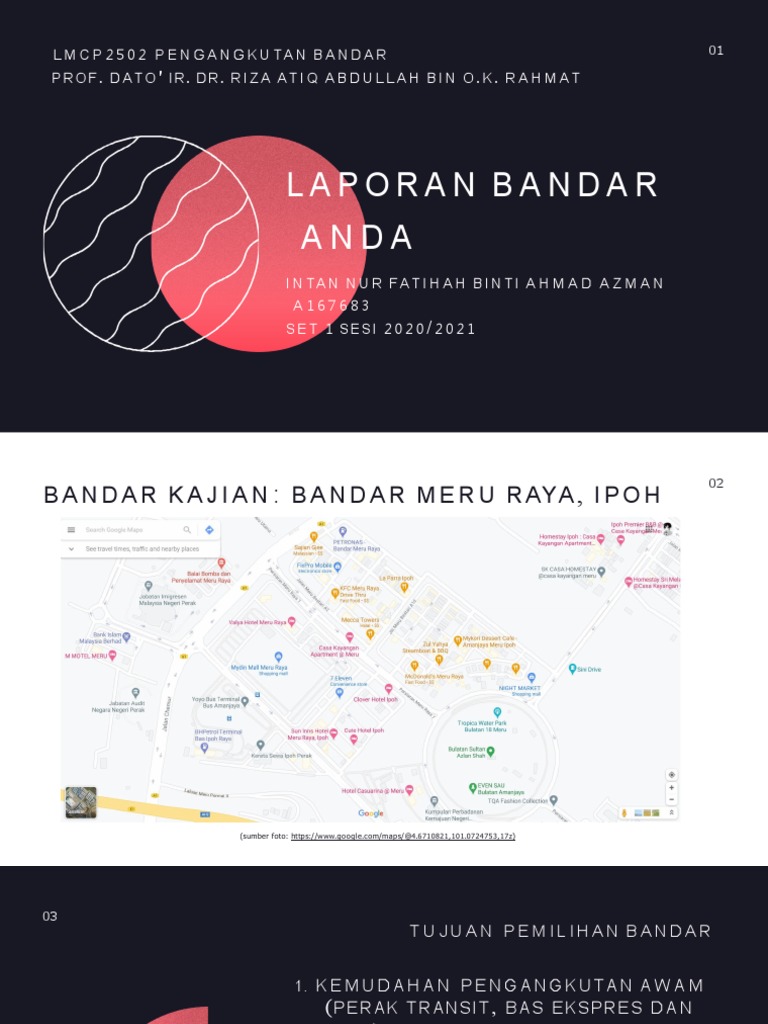 A167683 - Tugasan Laporan Bandar Anda | PDF