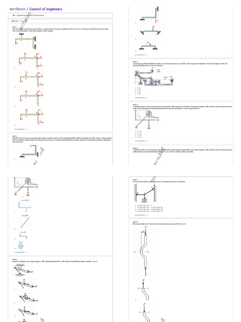 Engineering Mechanic Static Dynamic | PDF